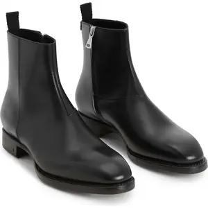 John Varvatos Regent Zip Ankle Boot - Black