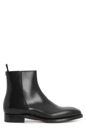 John Varvatos Regent Zip Ankle Boot - Black