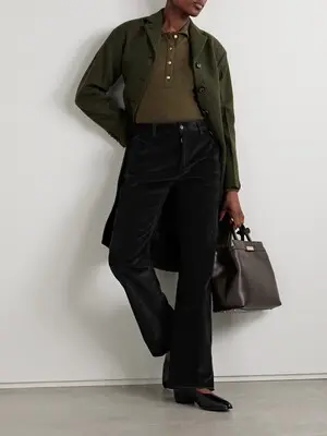 Bally Cotton-corduroy Flared Pants
