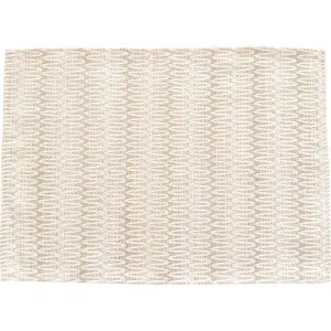Anaya Summer Twist Indoor Outdoor Placemat - Beige