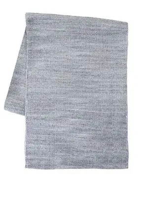 Anaya Seaside Smooth Indoor Outdoor Table Runner - Grey