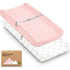 KEABABIES 2-pack Soothe Changing Pad Covers - Dreamland