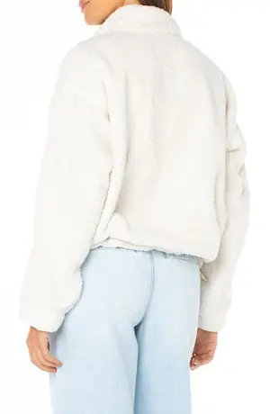 Roxy Wurlie Faux Shearling Zip Jacket