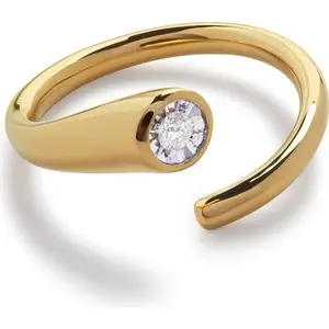 Monica Vinader Diamond Essentials Open Wrap Ring