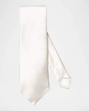 Eton Eton Silk Satin Neck Tie Natural