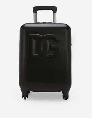 Dolce & Gabbana Embossed Logo Hard Case Trolley - Black