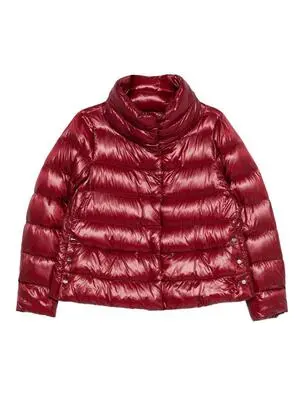 Herno Quilted High-neck Down Jacket - Red