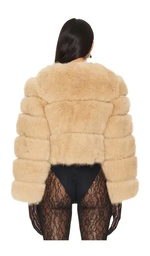 Line & Dot Liana Faux Fur Jacket