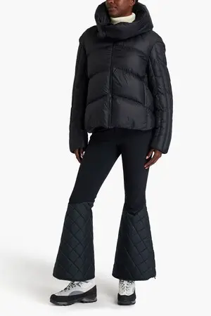 Perfect Moment Orelle Quilted Down Ski Jacket - Black