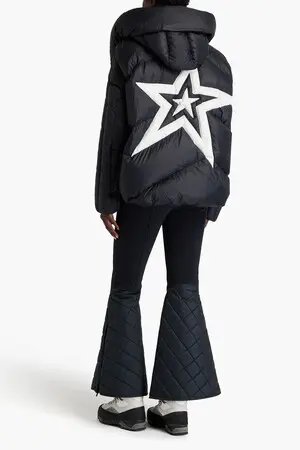 Perfect Moment Orelle Quilted Down Ski Jacket - Black