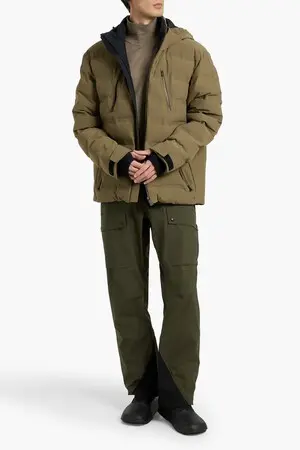 Aztech Mountain Nuke Quilted Down Ski Jacket - Army Green