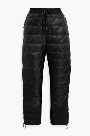 HOLDEN Fleece-paneled Quilted Shell Track Pants