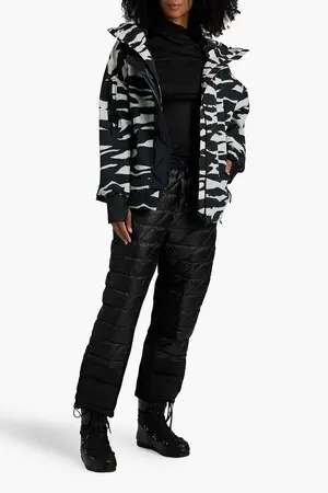 HOLDEN Fleece-paneled Quilted Shell Track Pants