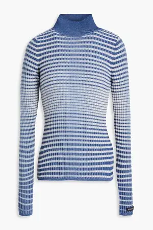 Cordova Valaisse Marled Merino Wool Turtleneck Sweater