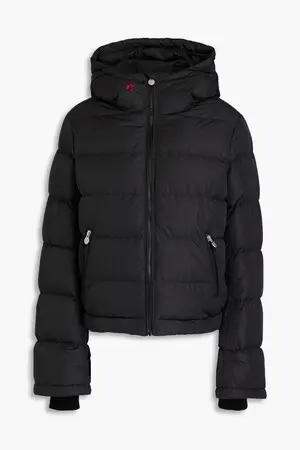 Perfect Moment Polar Quilted Ski Jacket - Black