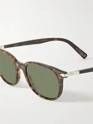 Dior Diorblacksuit S12i Square-frame Acetate Sunglasses - Tortoiseshell