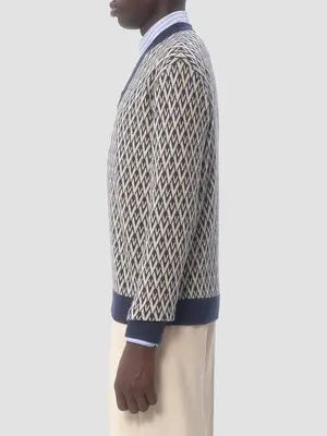Valentino Garavani Wool Sweater With Toute La V Jacquard Pattern