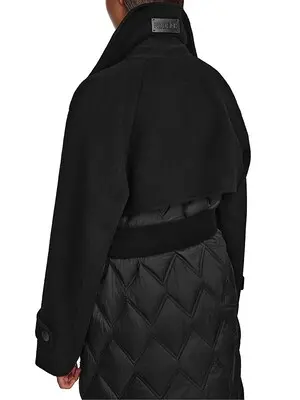 Rudsak Zoe Quilted Double-breasted Trench Coat