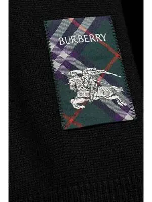 Burberry Logo-patch Knitted Jumper