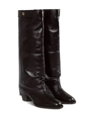 Fendi 55mm Leather Boots