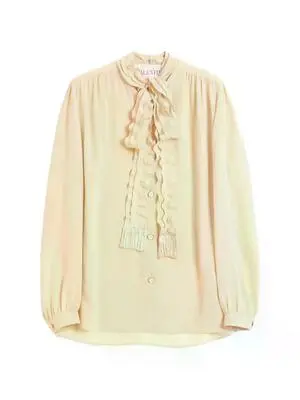 Valentino Garavani Crepe De Chine Shirt - Neutrals