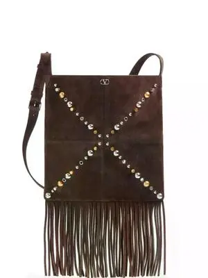 Valentino Garavani Nellcôte Shoulder Bag - Brown