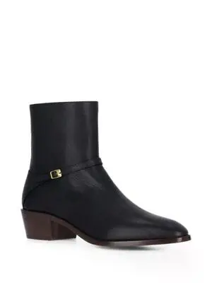 Valentino Garavani Kidskin Ankle Boots With Vlogo Signature - Black