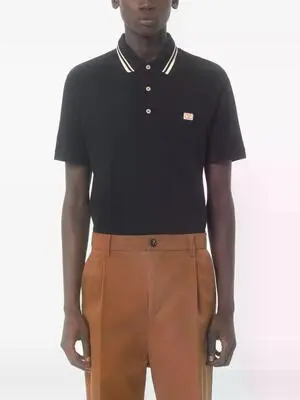 Valentino Garavani Vlogo Signature Polo Shirt - Black