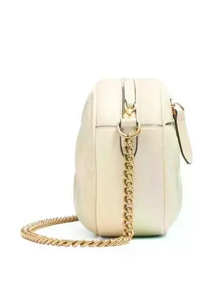 Valentino Garavani Quilted Lambskin Shoulder Bag With Vlogo Signature - Neutrals