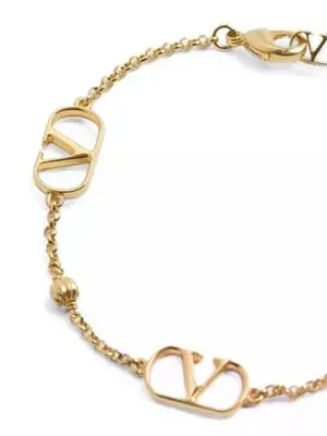 Valentino Garavani Vlogo Signature Metal Bracelet - Gold
