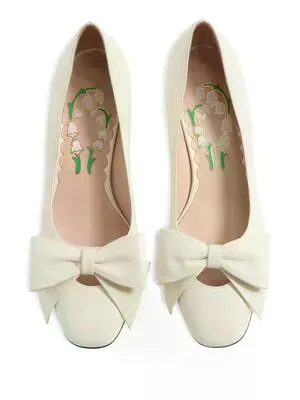 Valentino Garavani Bow Detail Pumps - Neutrals