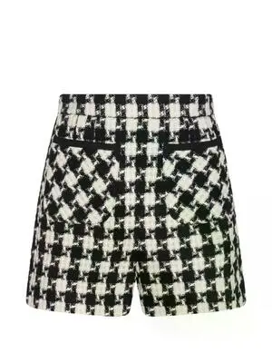 Valentino Garavani Damier Light Tweed Shorts - Neutrals