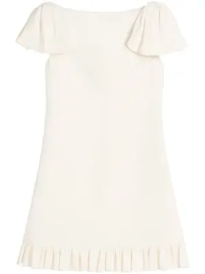 Valentino Garavani Ruffled Dress - White