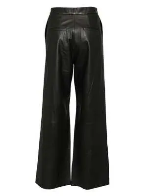 YVES SALOMON Wide-leg Leather Trousers