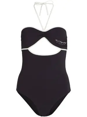 Karl Lagerfeld Hotel Karl One-piece Swimsuit - Black