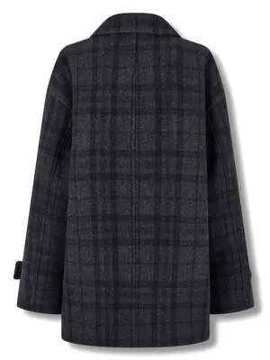 STUDIO TOMBOY Checked Wool Blend Coat