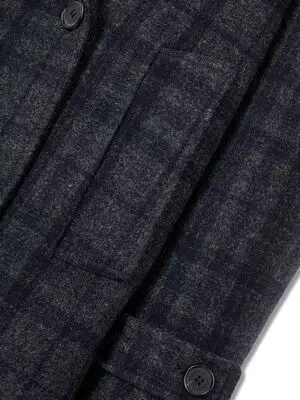 STUDIO TOMBOY Checked Wool Blend Coat
