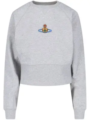 Vivienne Westwood Ribbed Sweatshirts Hoodies For Women