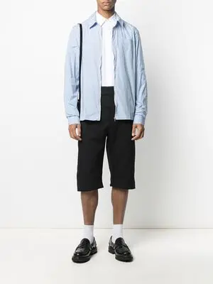 Prada Logo Patch Cropped Trousers