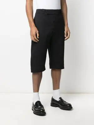 Prada Logo Patch Cropped Trousers