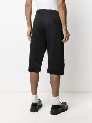 Prada Logo Patch Cropped Trousers