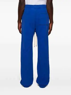 Rhude Fleece Drawstring Track Pants - Blue