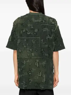 Givenchy Frayed-effect T-shirt