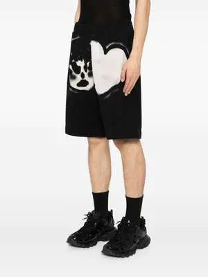 Givenchy Graffiti Print Shorts