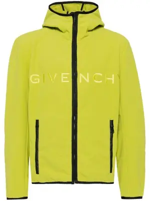 Givenchy Hooded Fleece Jacket - Green