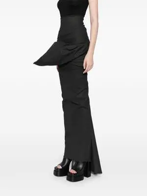 Rick Owens Draped Maxi Skirt