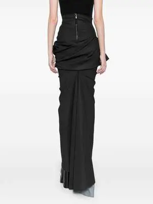 Rick Owens Draped Maxi Skirt
