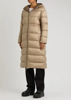 Moncler Boulogne Reversible Quilted Shell Coat - Ivory