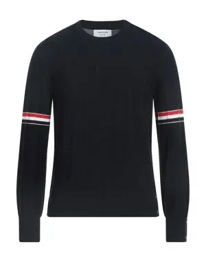 Thom Browne Sweater In Midnight Virgin Wool - Blue
