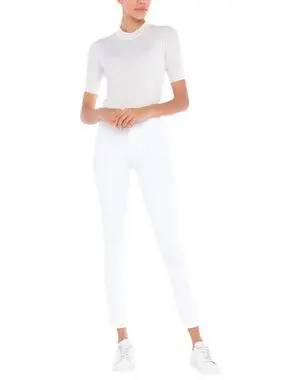 Liviana Conti Tapered Solid Pants - White